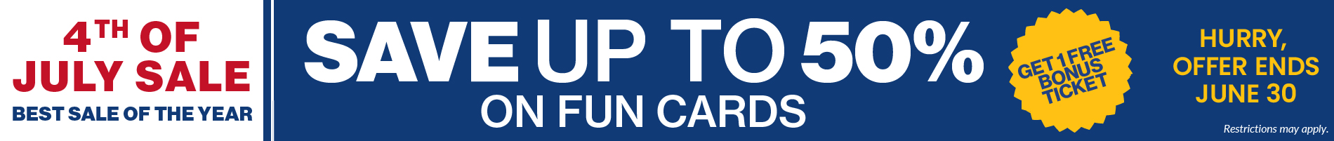 Fun Card Tickets & Benefits