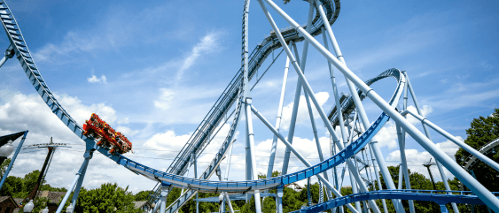 Griffon - Floorless Dive Roller Coaster | Busch Gardens Williamsburg