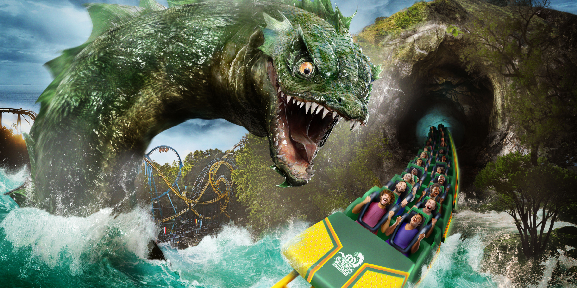 Loch Ness Monster - Looping Roller Coaster | Busch Gardens Williamsburg